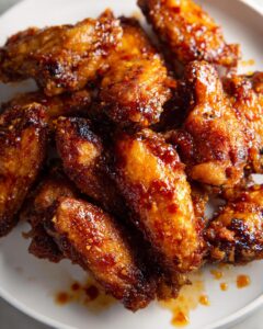 5-Star Crispy Honey Garlic Chicken Wings Baked to Perfection