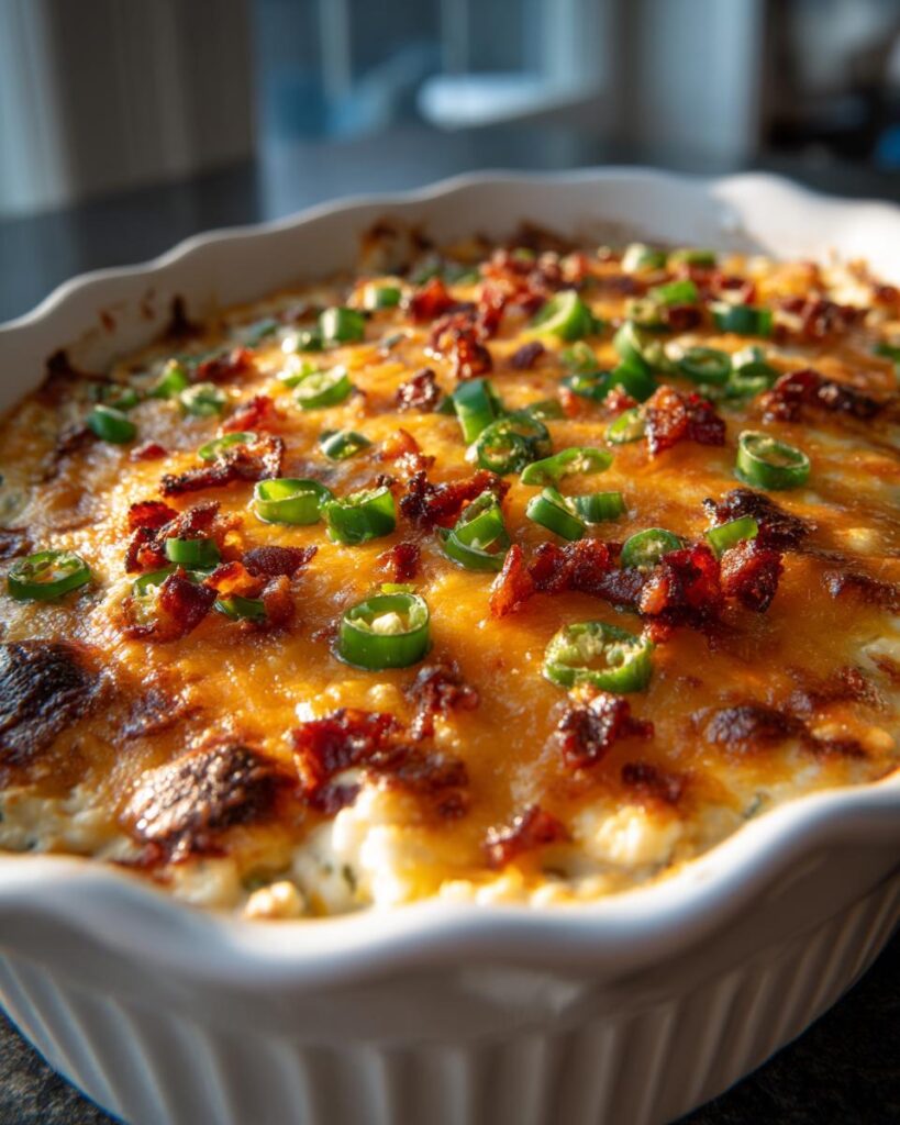 5-Star Super Bowl Jalapeno Popper Dip with Bacon Recipe - quickyrecipes.com